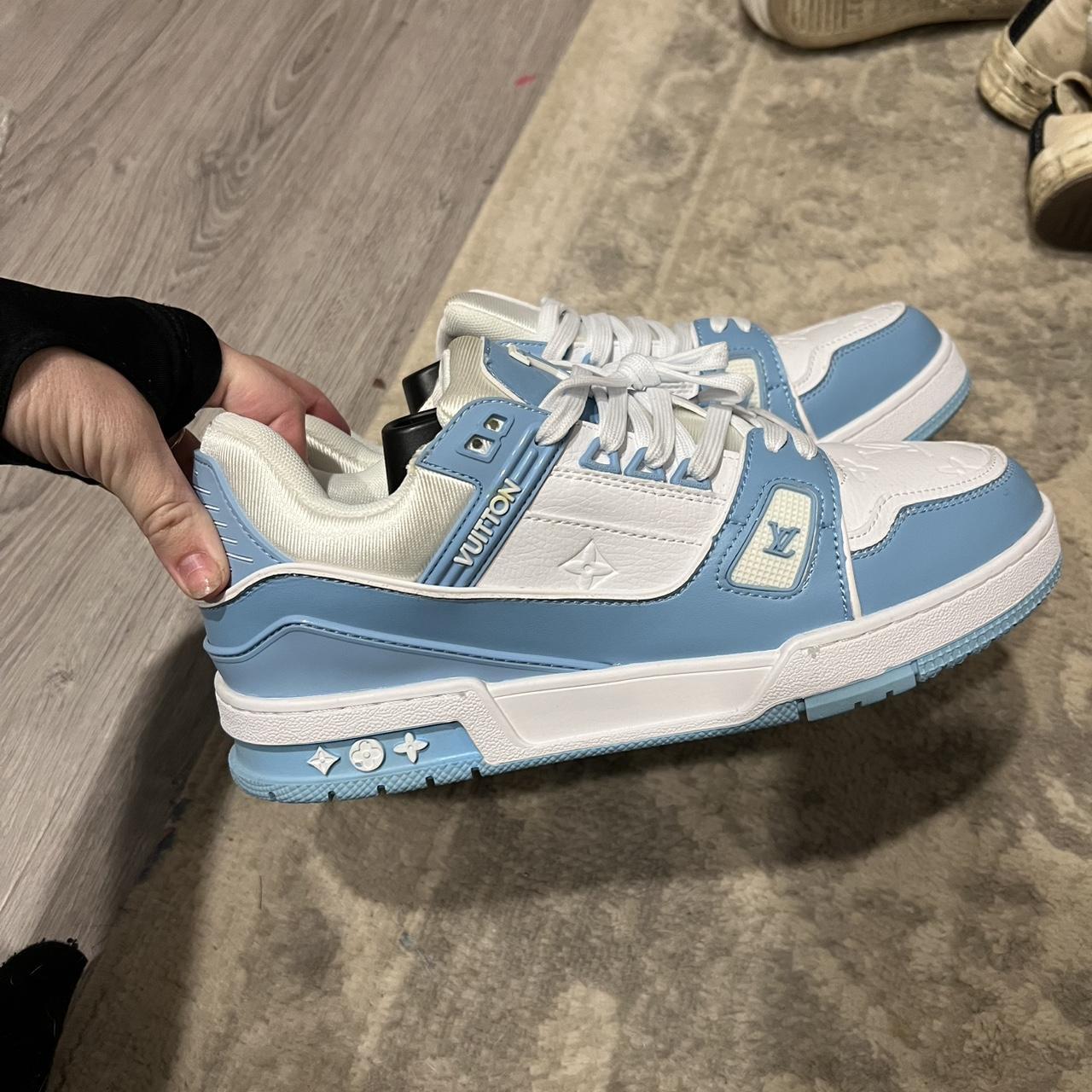 Louis button mens sneakers - Depop