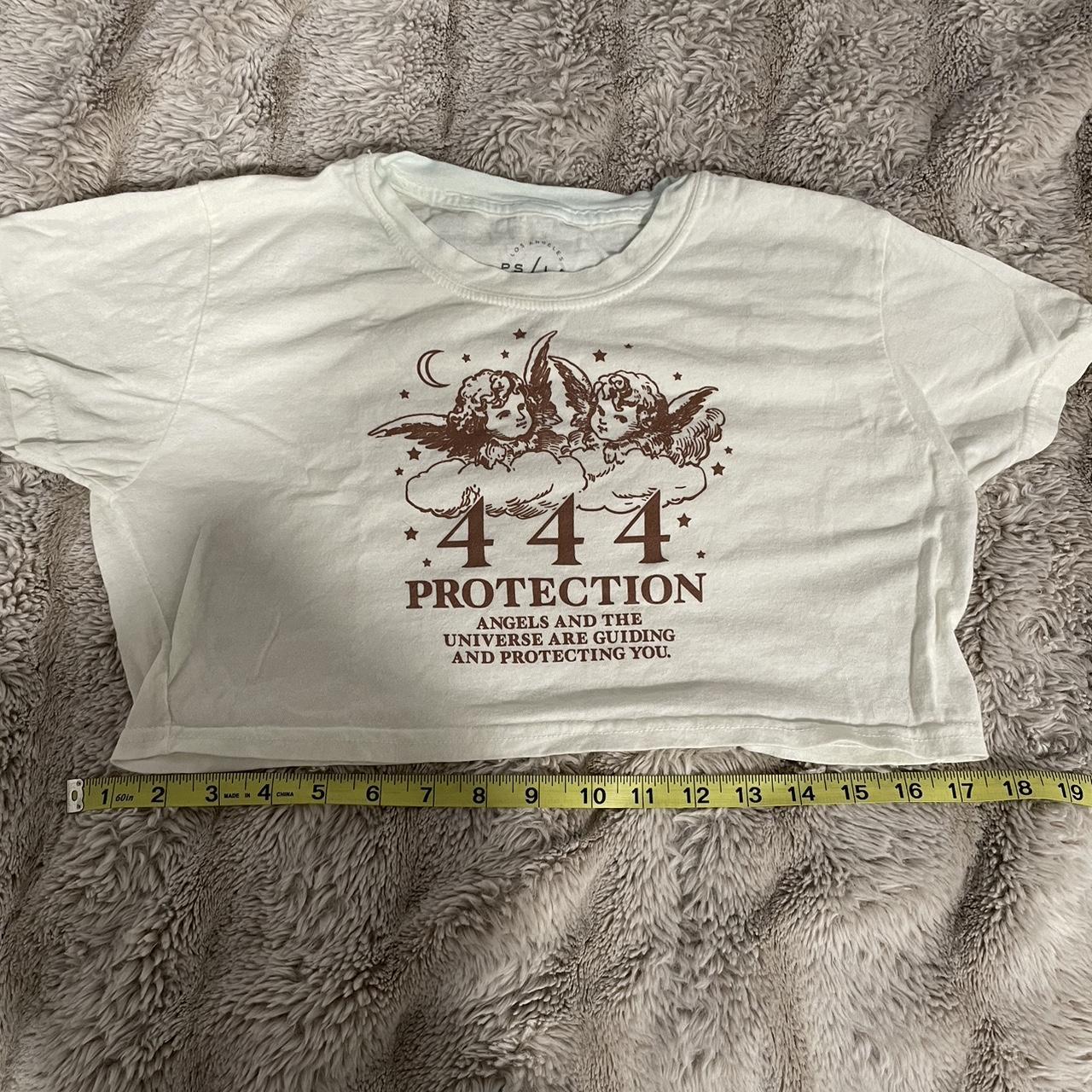 super cute angel number croptop Pacsun size: S... - Depop