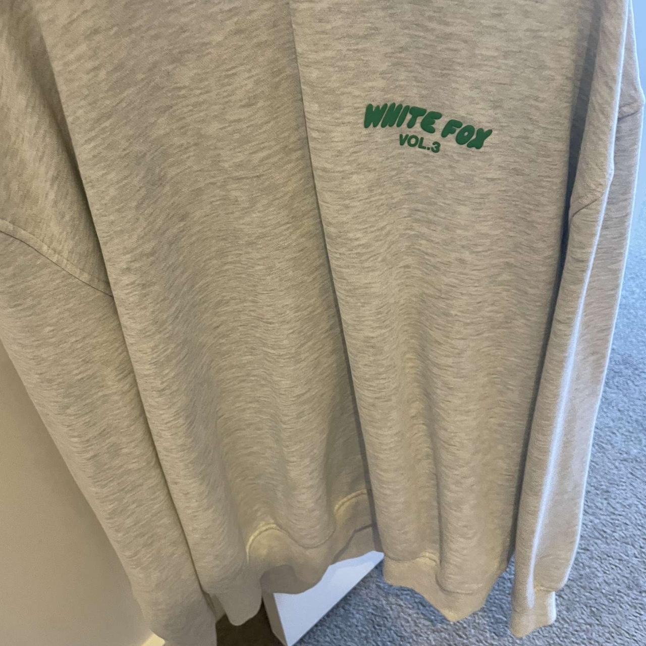 White Fox Vol. 3 green and grey sweatshirt. Worn but... - Depop