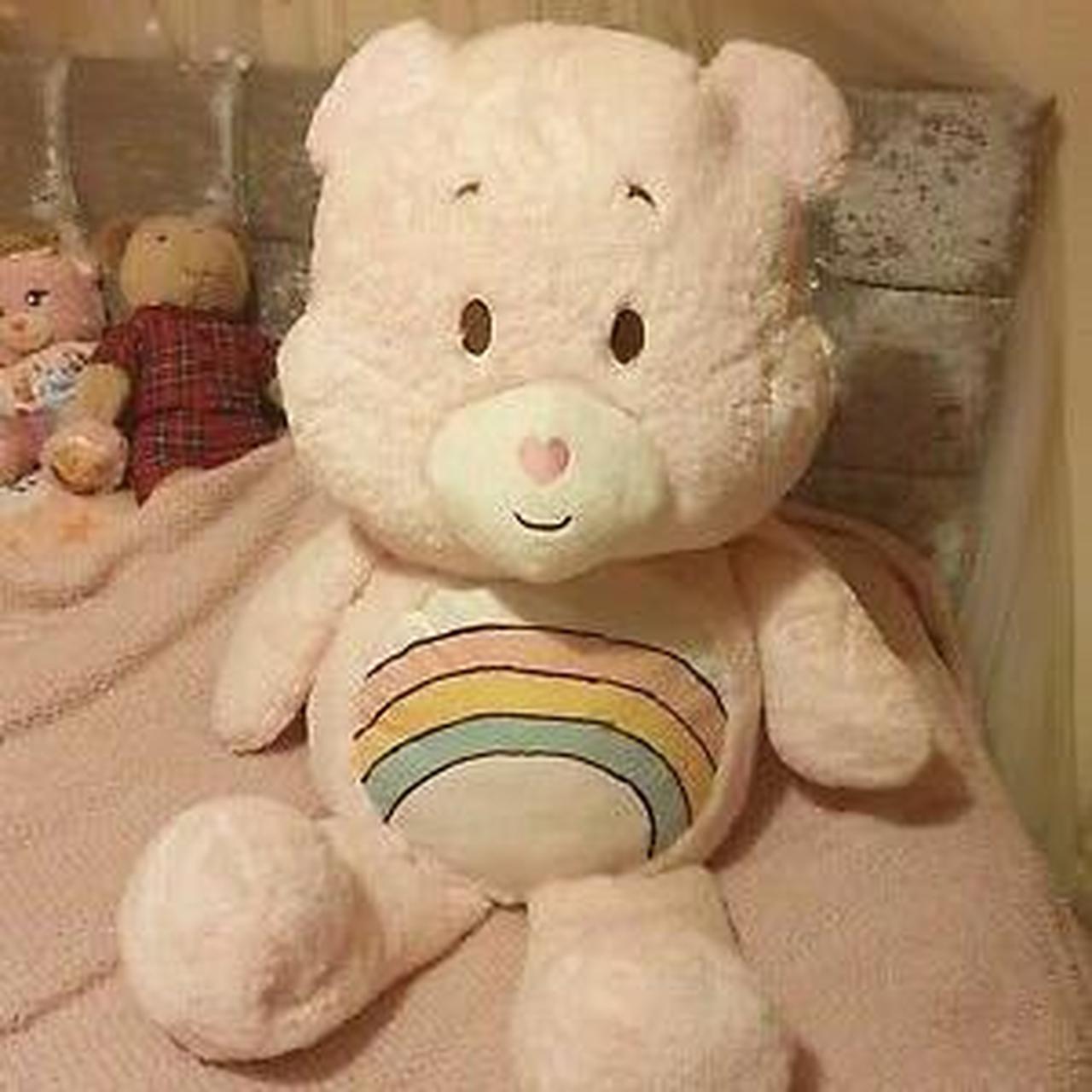 Baby Care Bear Cheer Bear extra large soft plush... - Depop