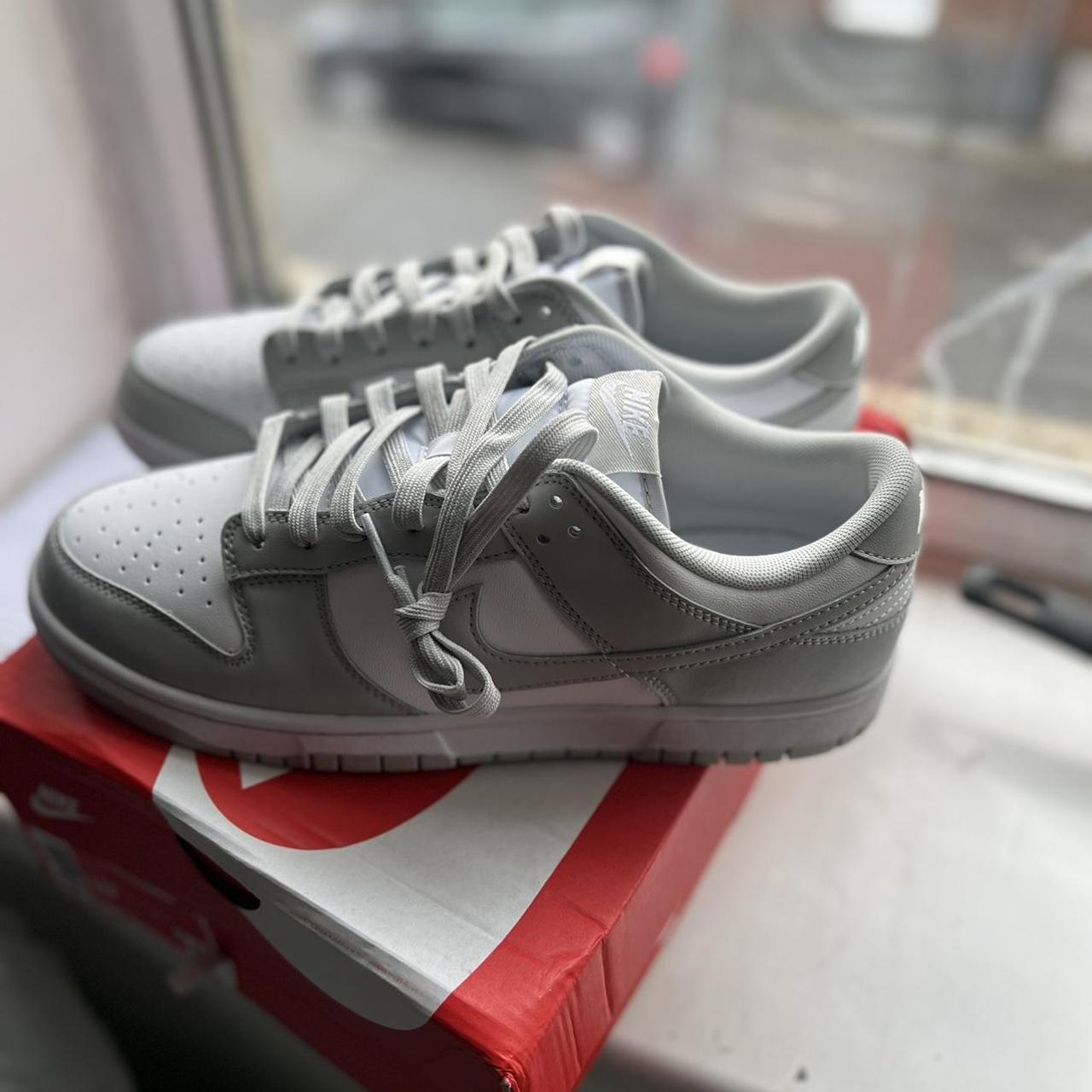 New Nike Dunks Low Grey Fog Retro Size UK 9.5 / US... - Depop