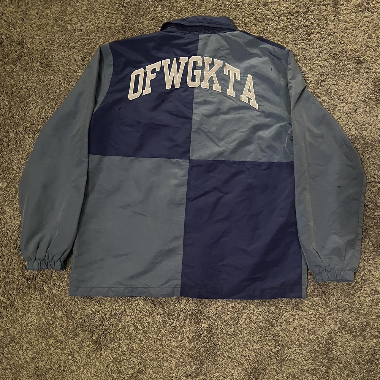 blue odd future jersey size xl p much unworn... - Depop