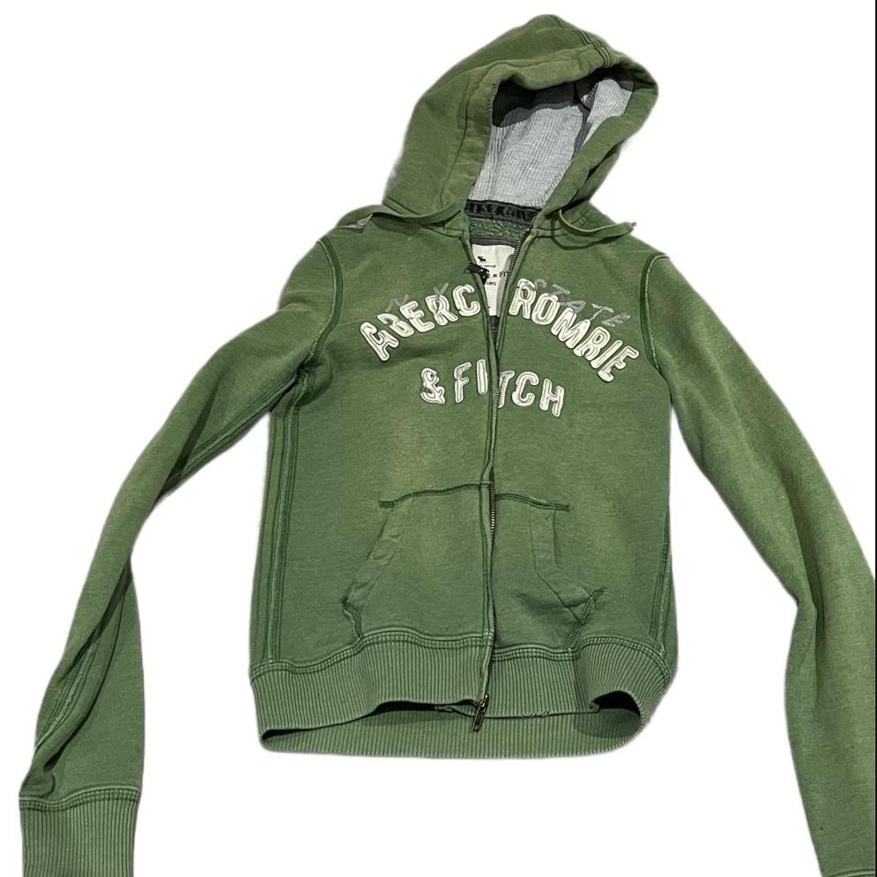 vintage abercrombie & fitch green jacket - the... - Depop