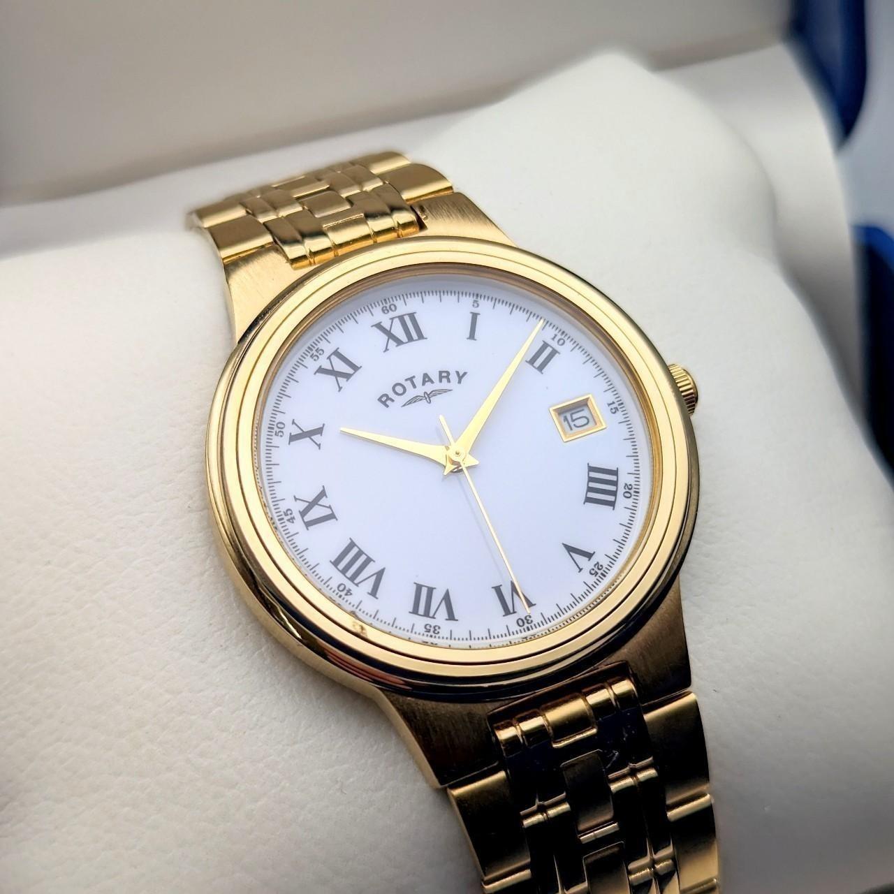 Rotary Gold Plated Men's Dress Watch. Ref: 10309... - Depop