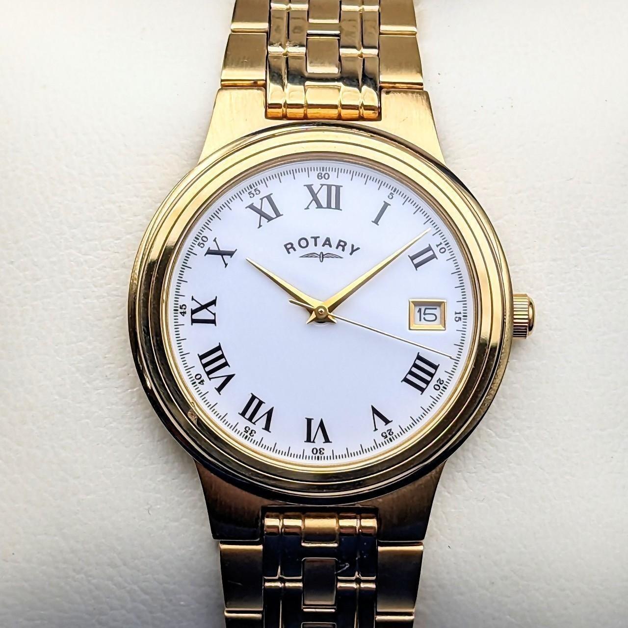 Rotary Gold Plated Men's Dress Watch. Ref: 10309... - Depop