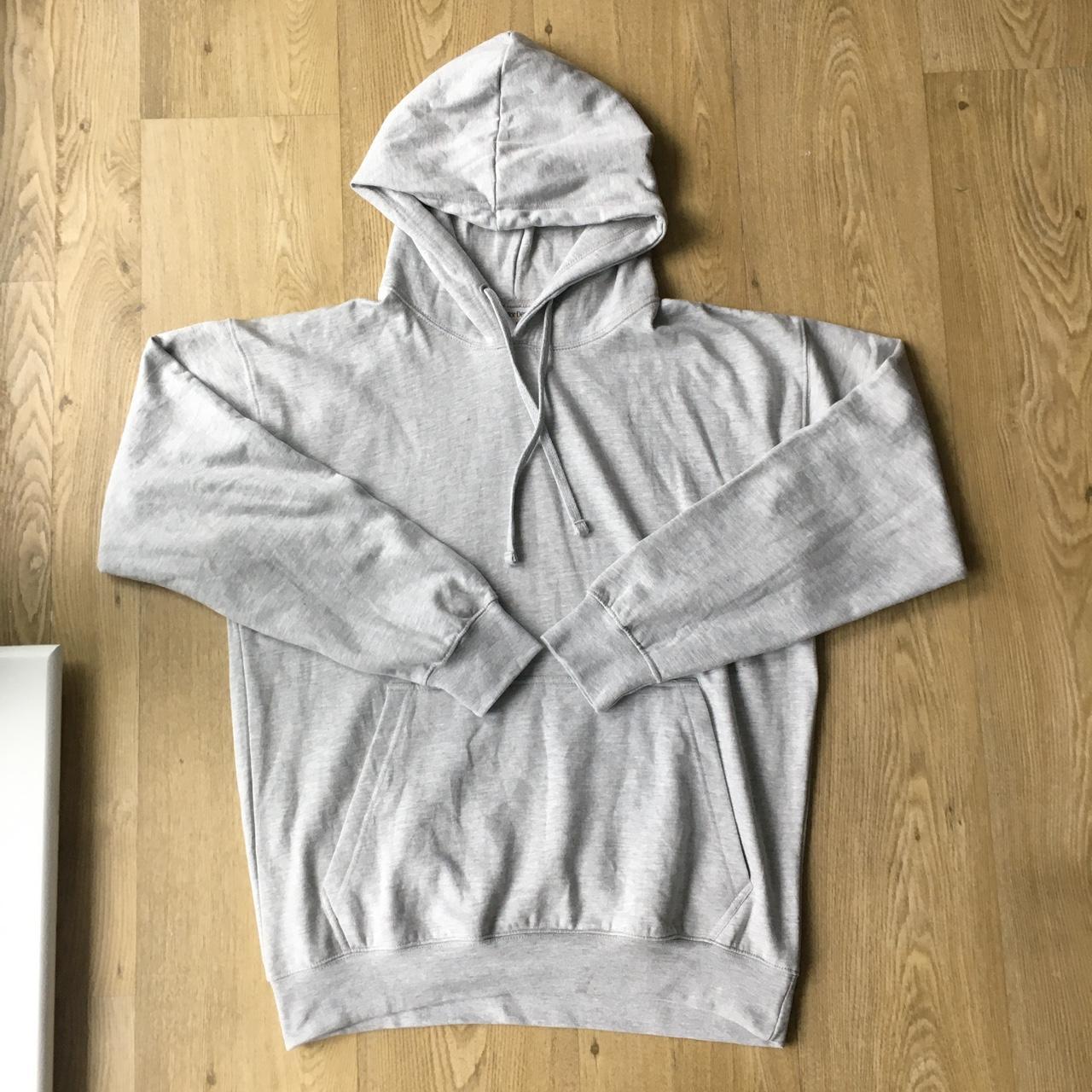 Heavyweight grey hoodie / only worn a handle of... - Depop