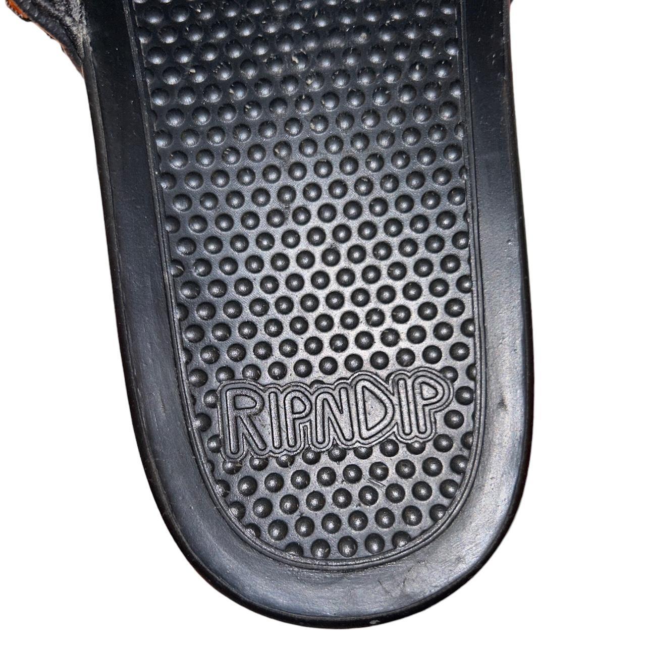 sick RIPNDIP slides women’s size 6 bottom of right... - Depop