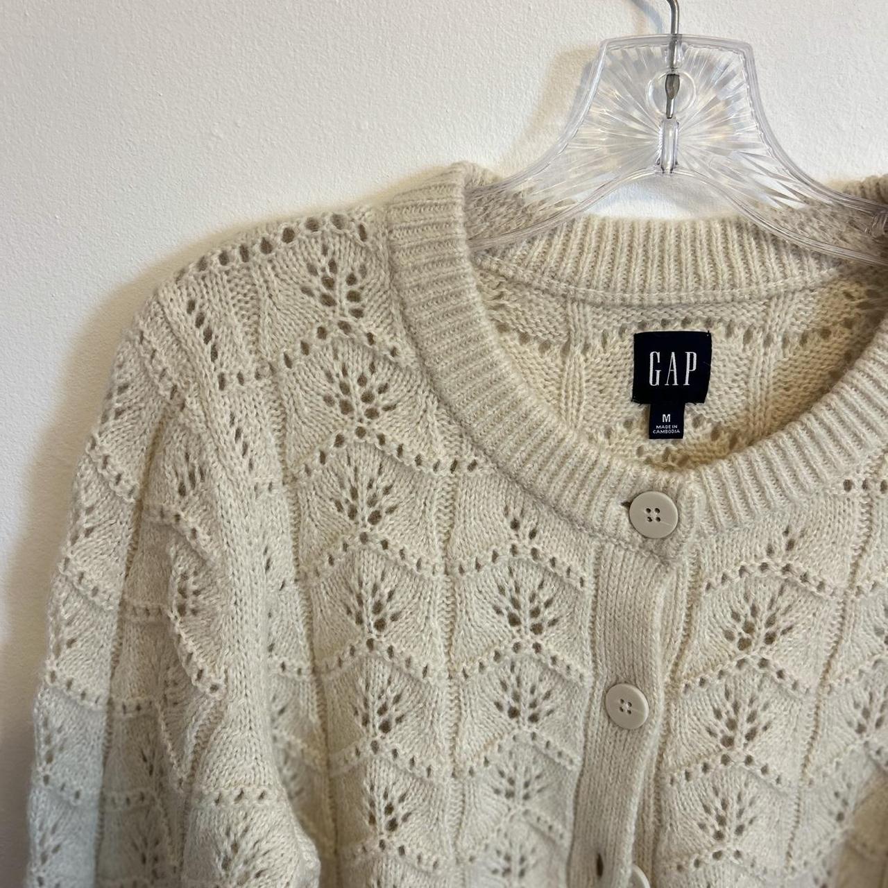Cream Gap cardigan with button closure, brooke... | Depop