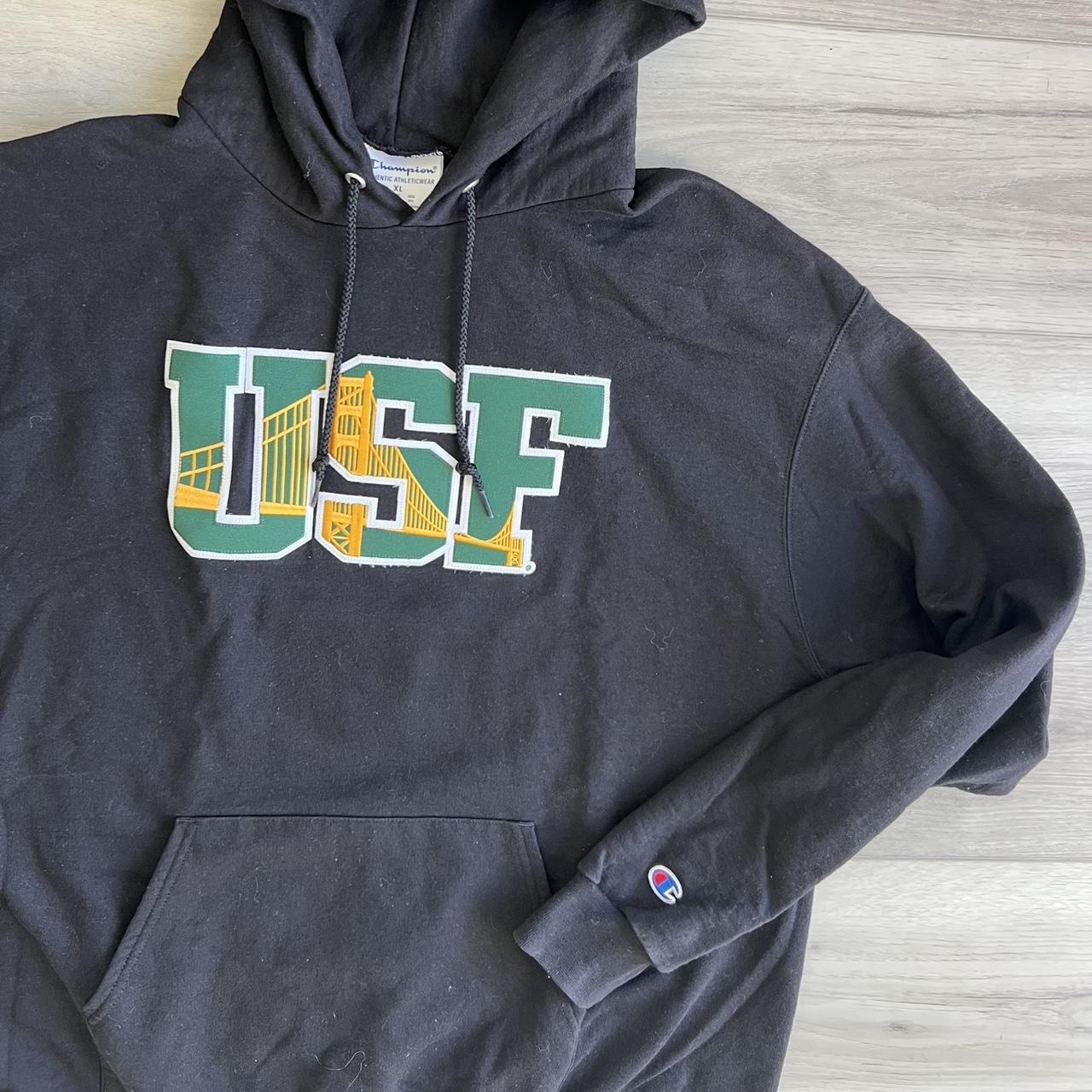 Vintage champion USF hoodie super clean no flaws... | Depop