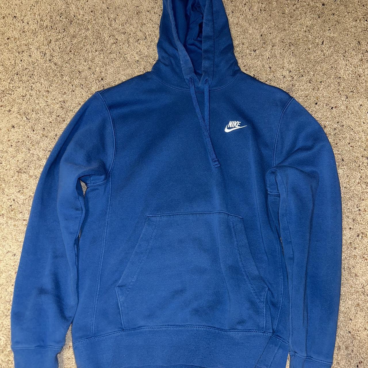 Nike XS Blue Hoodie. Comfortable Hoodie. #Nike - Depop