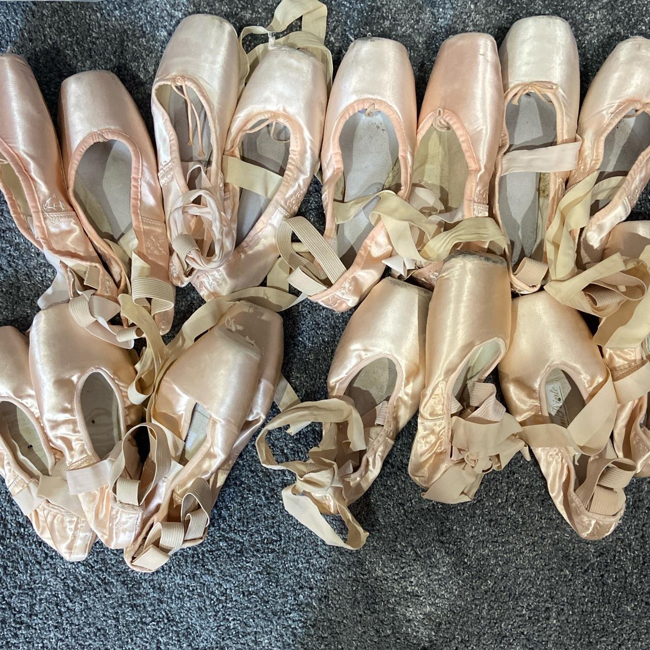 up to 10 pairs of used pointe shoes for crafting -... - Depop