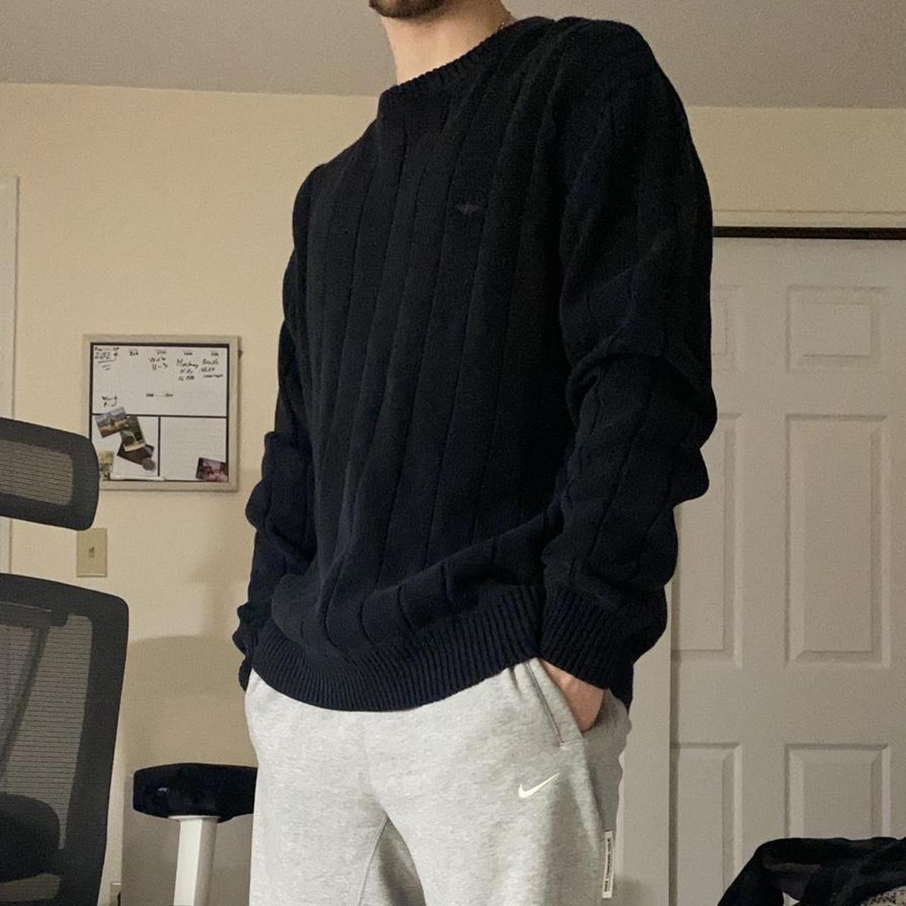 black dockers sweater || model height: 5’7 || DM... - Depop