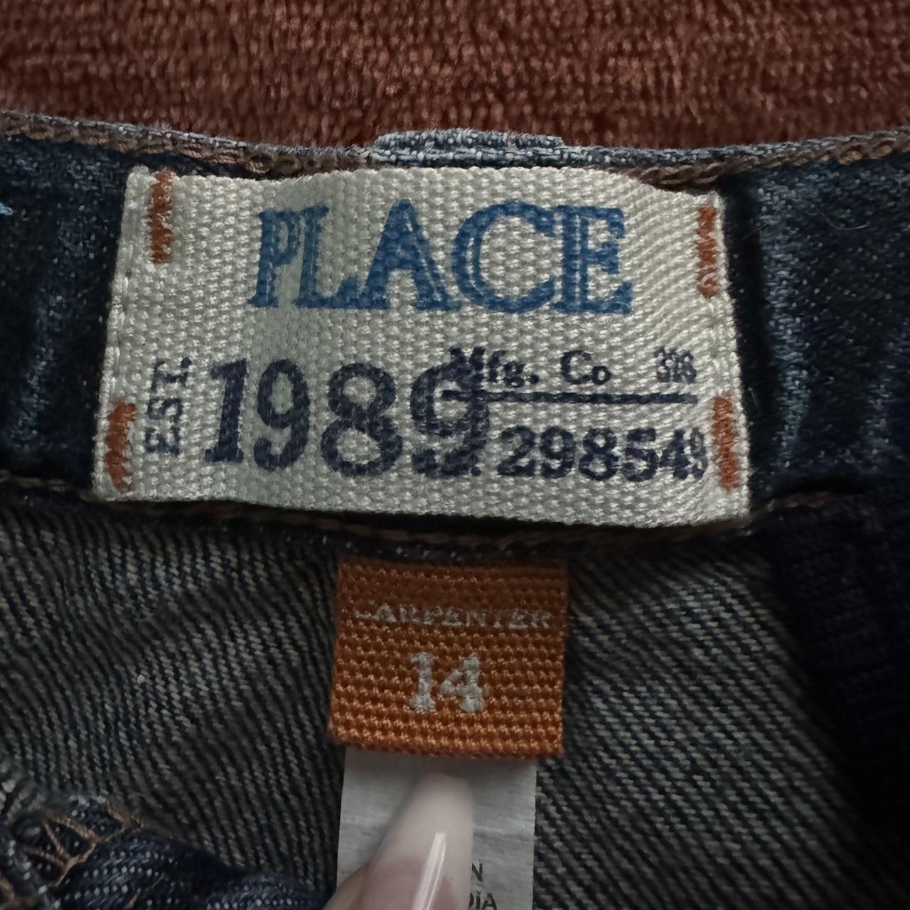 dark wash jorts - size 14 in kids (fits a 26... - Depop