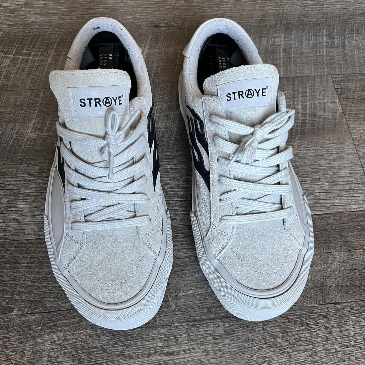 Straye Logan silver flame size 10 Like New... - Depop