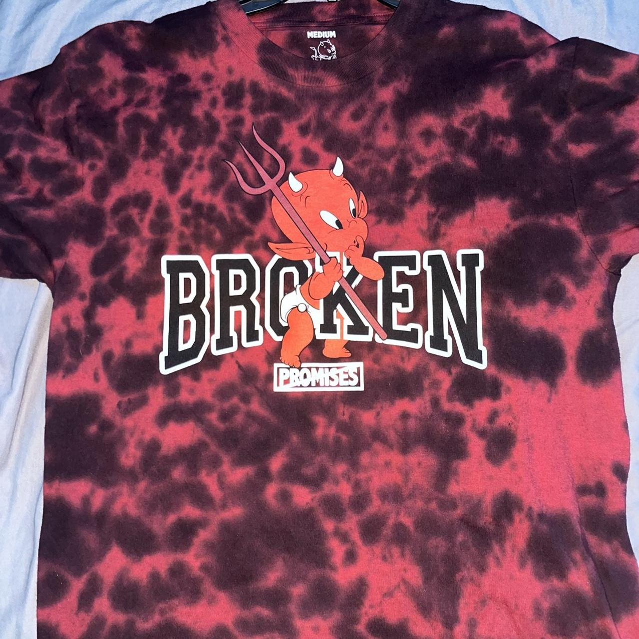Broken promises devil t shirt - Depop