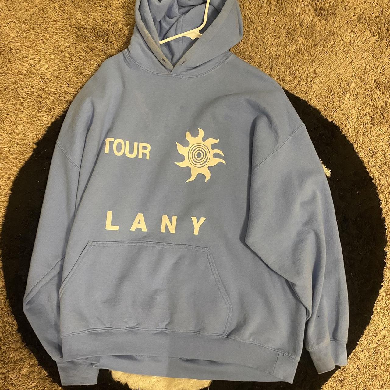 Official LANY summer forever tour merch blue hoodie... - Depop