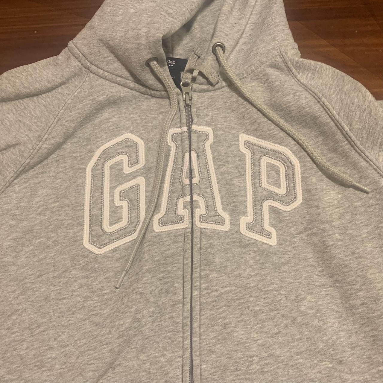 Gray Gap hoodie - Depop