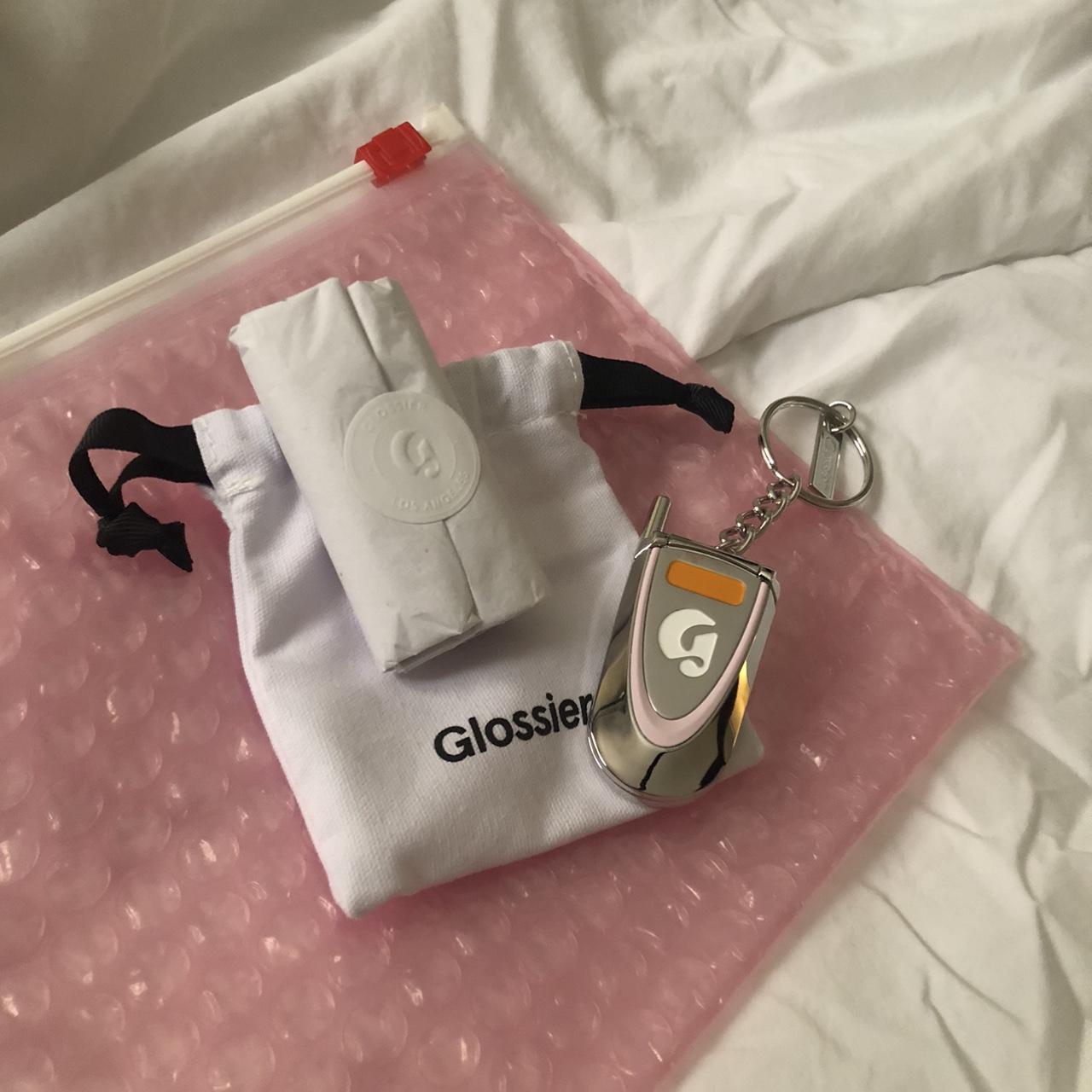 Glossier LA Exclusive Phone Mirror Keychain. Brand... - Depop