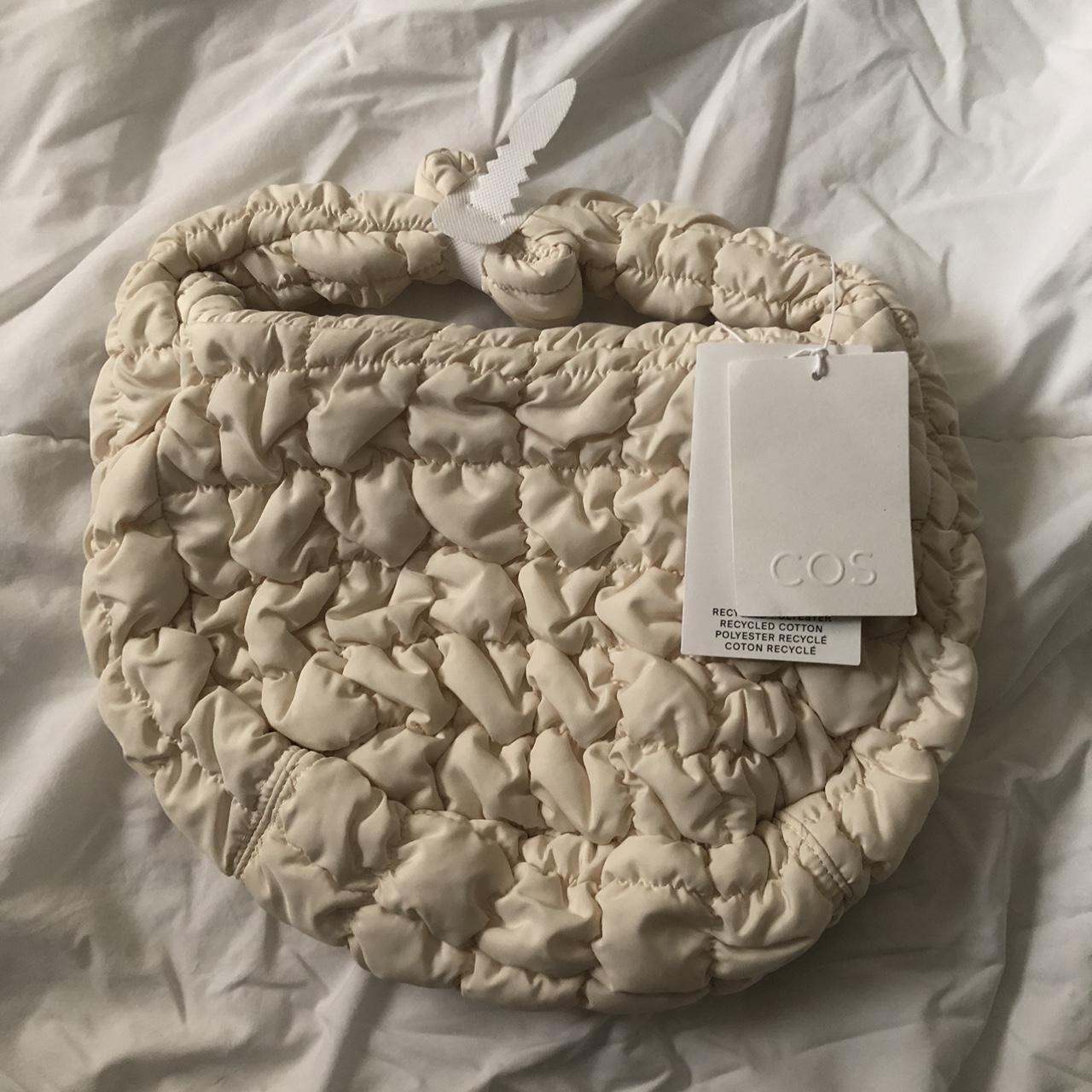 COS Quilted Mini Shoulder Bag in Stone. BNWT 🏷️ Sold... - Depop