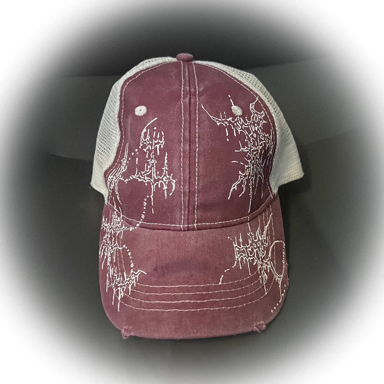 Cyber-sigilism / Neotribal Distressed Cap -Cap is... - Depop