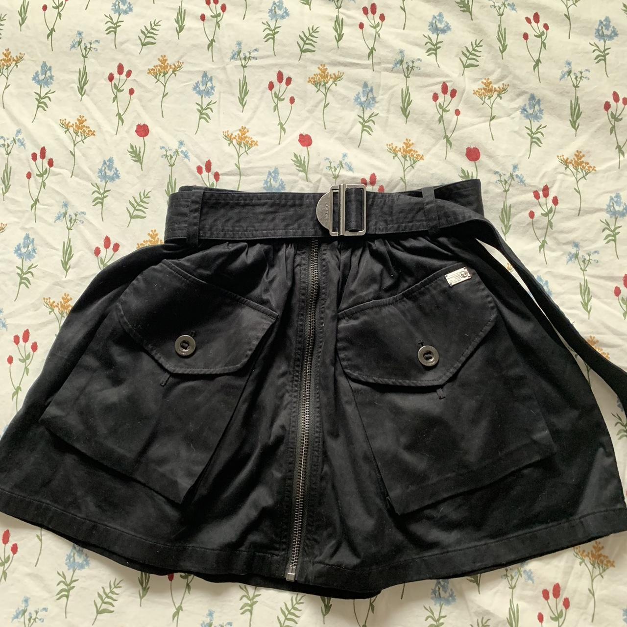Black diesel skirt only worn a couple of times. Tag... - Depop