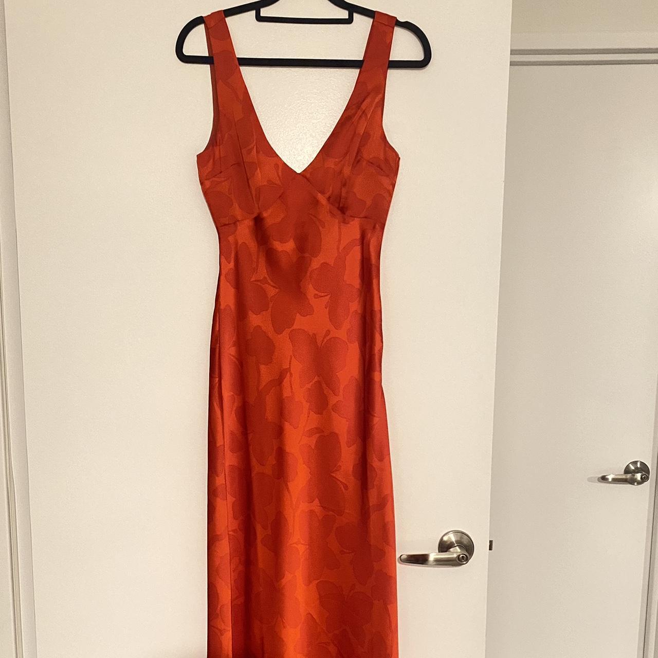 Never worn size 6 Glassons long satin material... - Depop