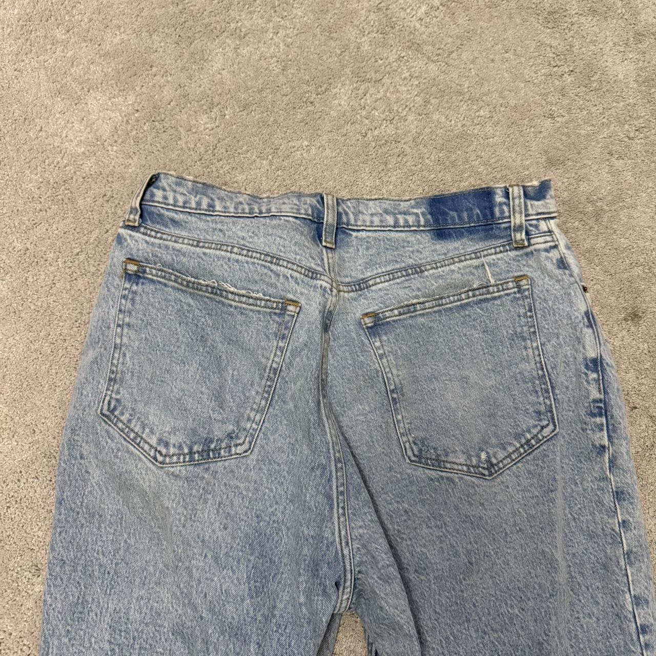 Abercrombie 90s straight ultra high rise jeans curve... - Depop