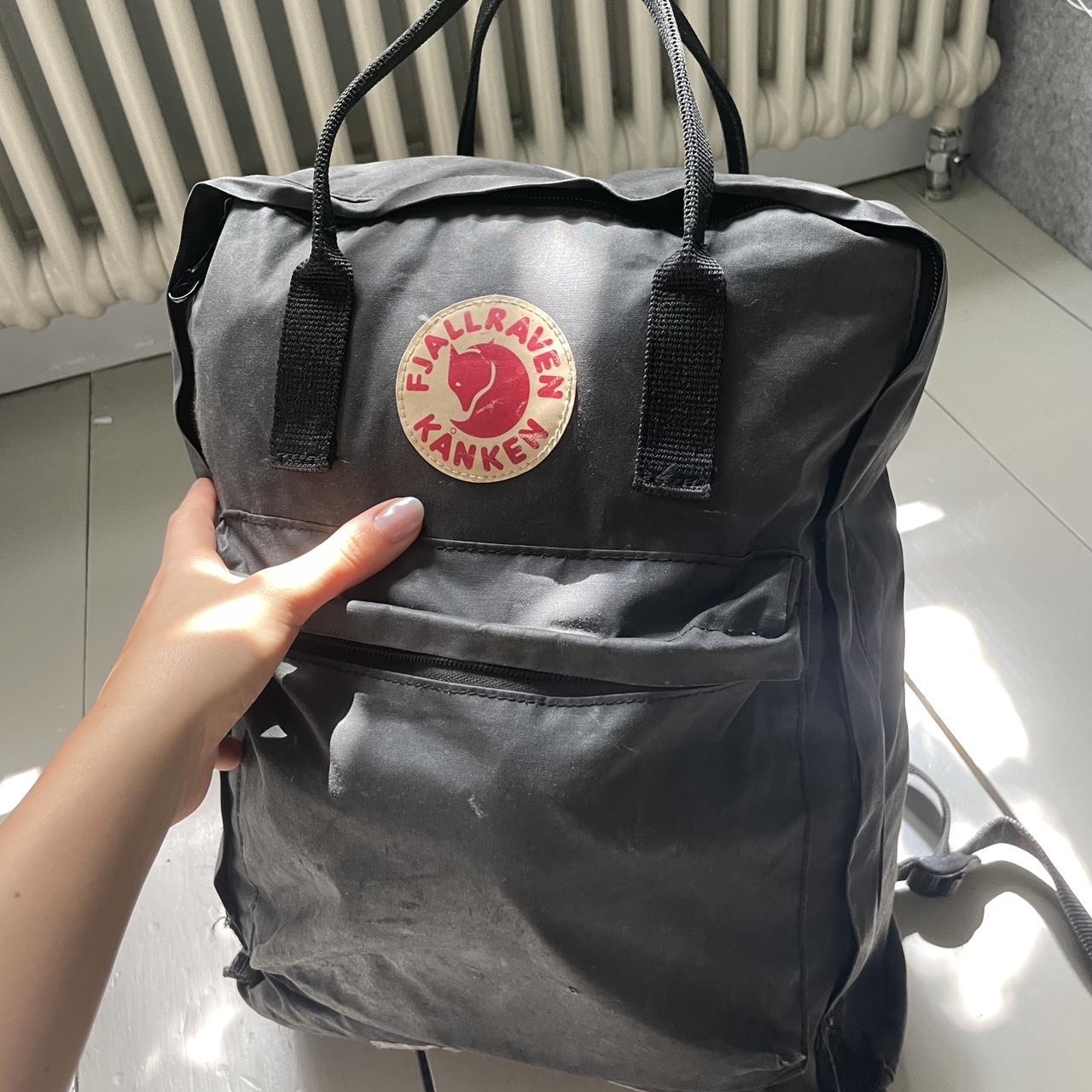Fjallraven Kanken ‘Big’black rucksack/ backpack.... - Depop