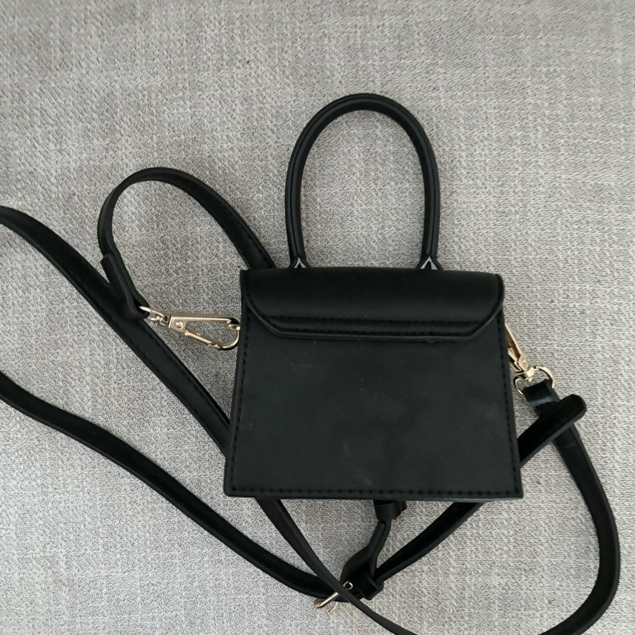 MINI BLACK CROSS BODY BAG - - Depop
