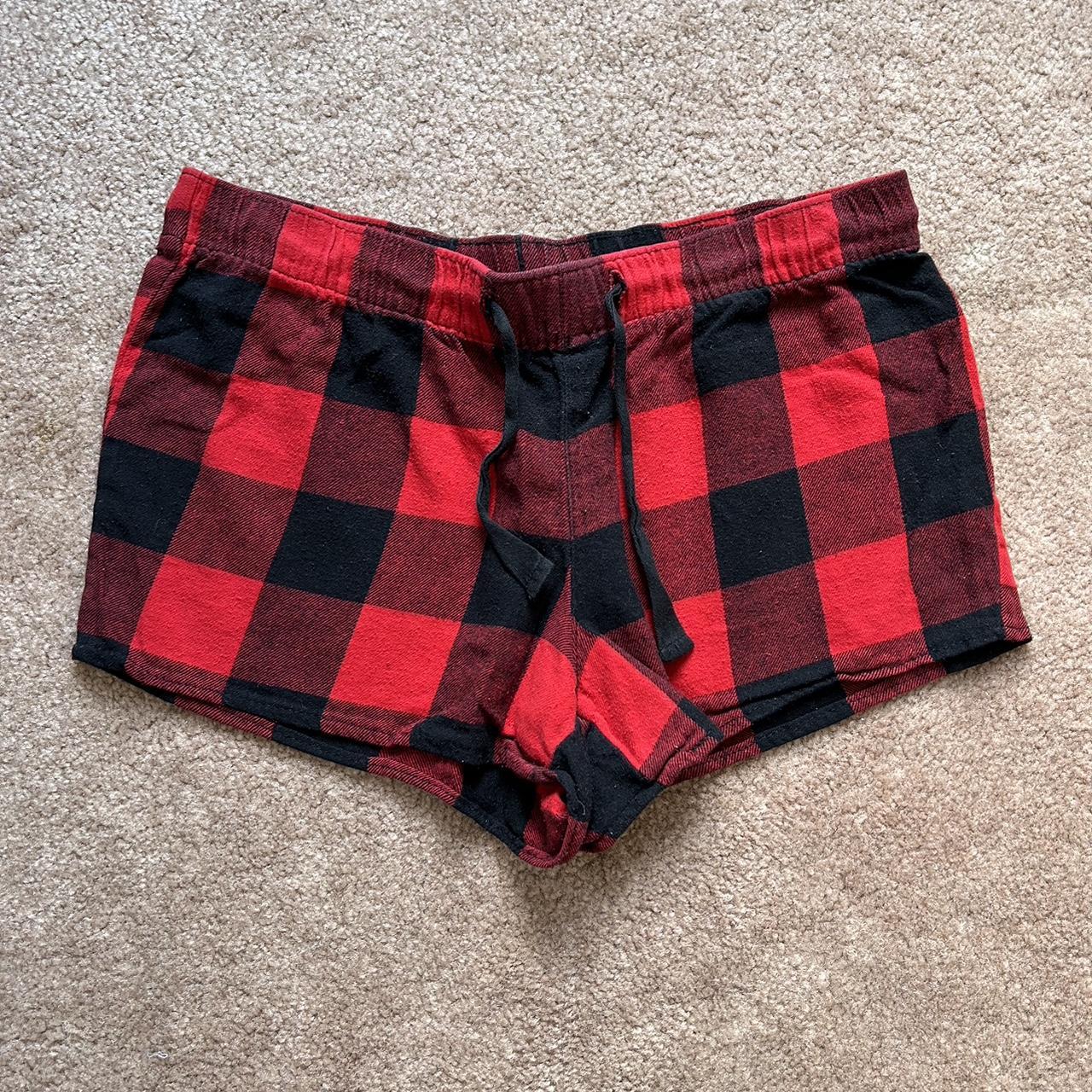 Black and red pajama shorts! Slightly used but very... - Depop