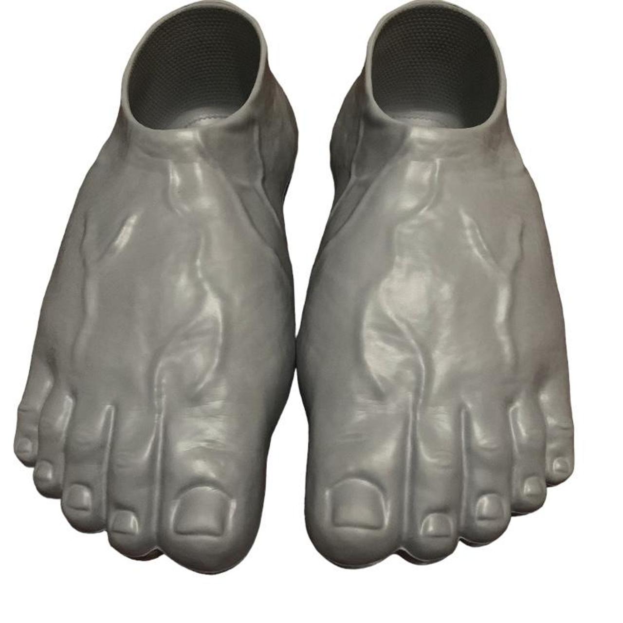 Crocs Men's Silver Footwear | Depop