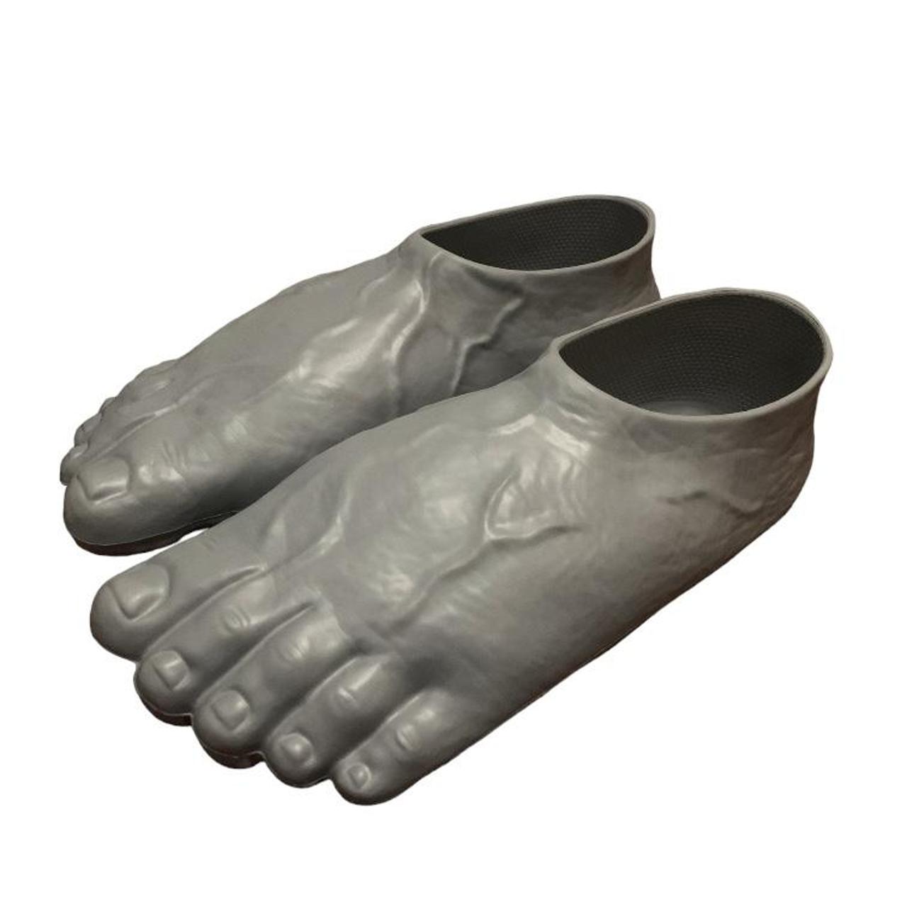 Crocs Men's Silver Footwear | Depop