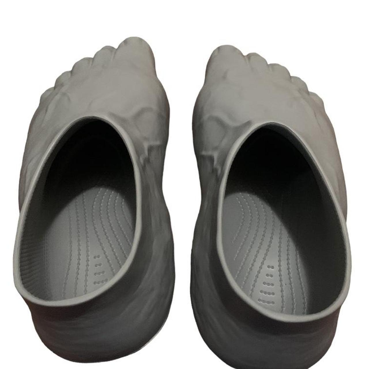 Crocs Men's Silver Footwear | Depop