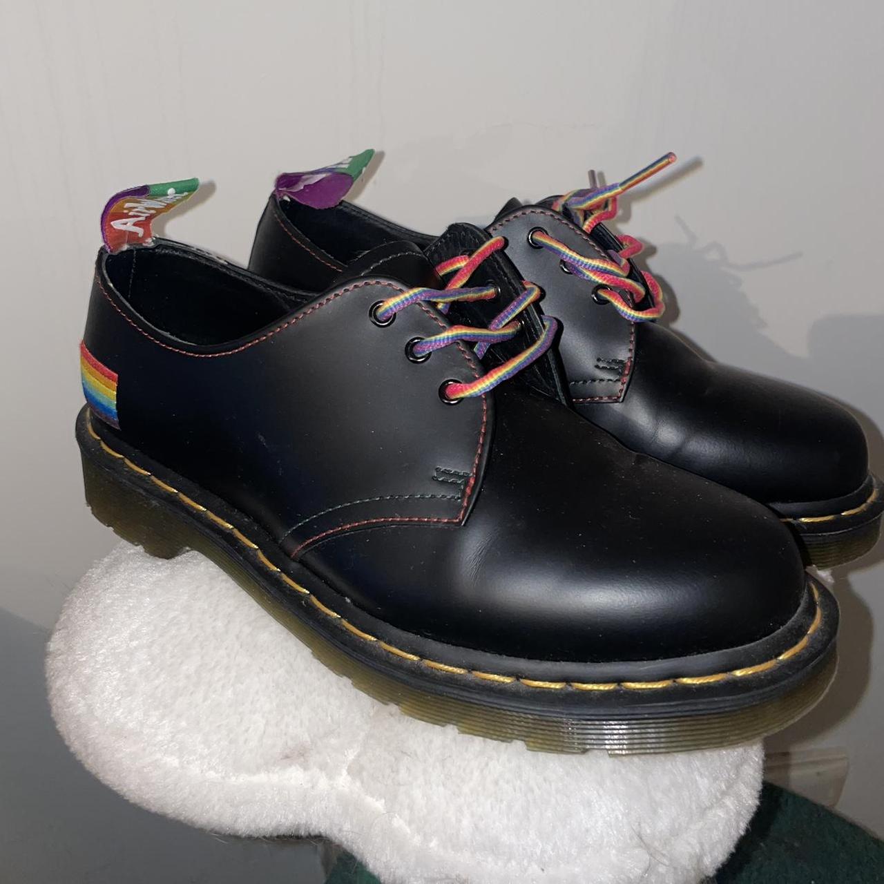 lowcut pride docs, only worn to try on size UK6/US7 - Depop