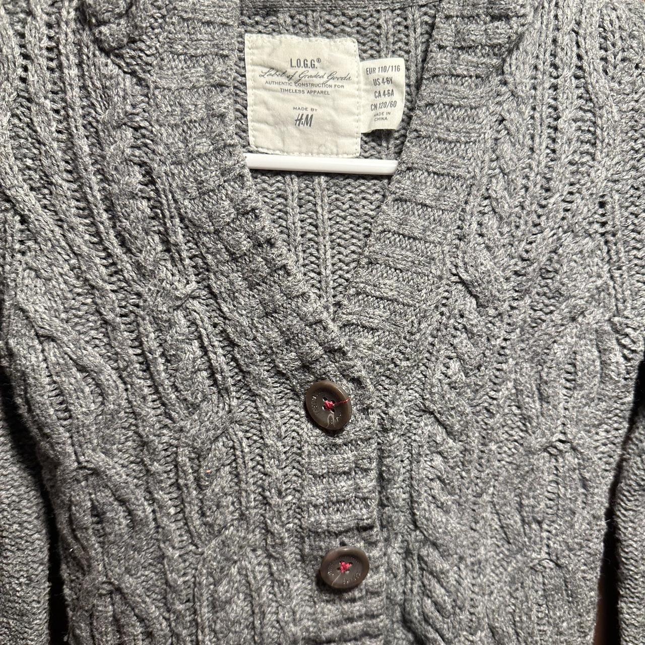 H&M Women's Grey Cardigan | Depop