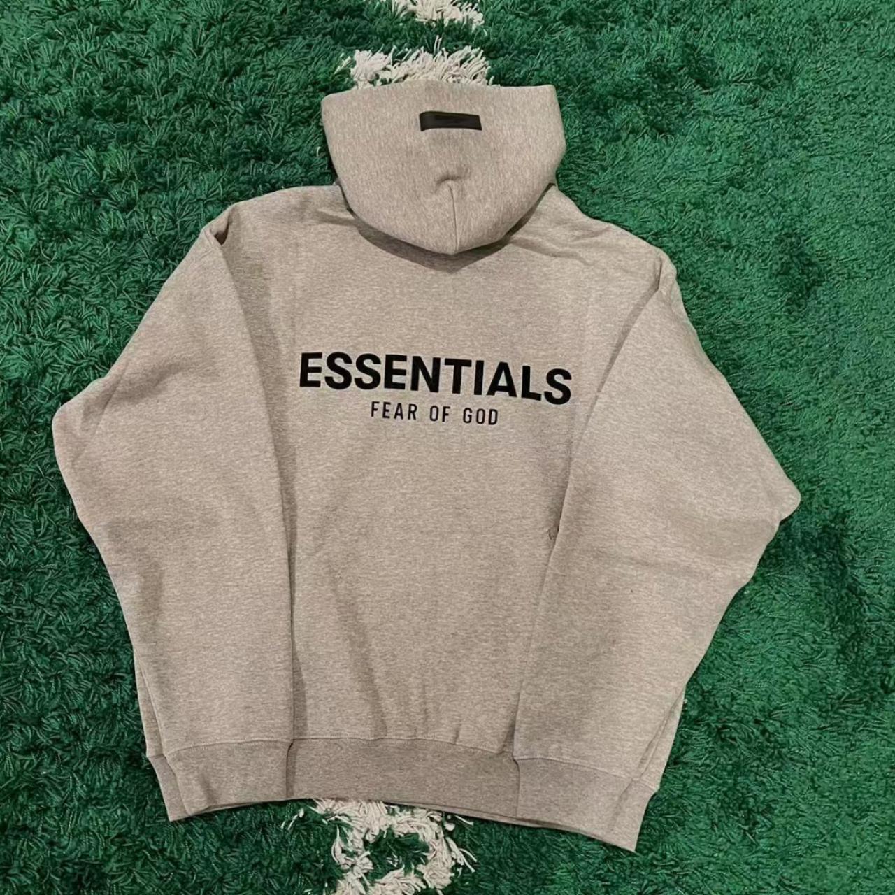 Essentials Dark Oatmeal SS22 Hoodies Brand new with... | Depop