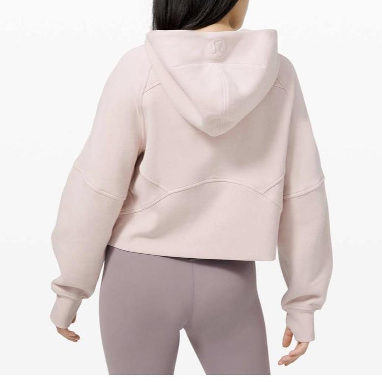 Lululemon scuba oversized half zip scuba light pink... - Depop