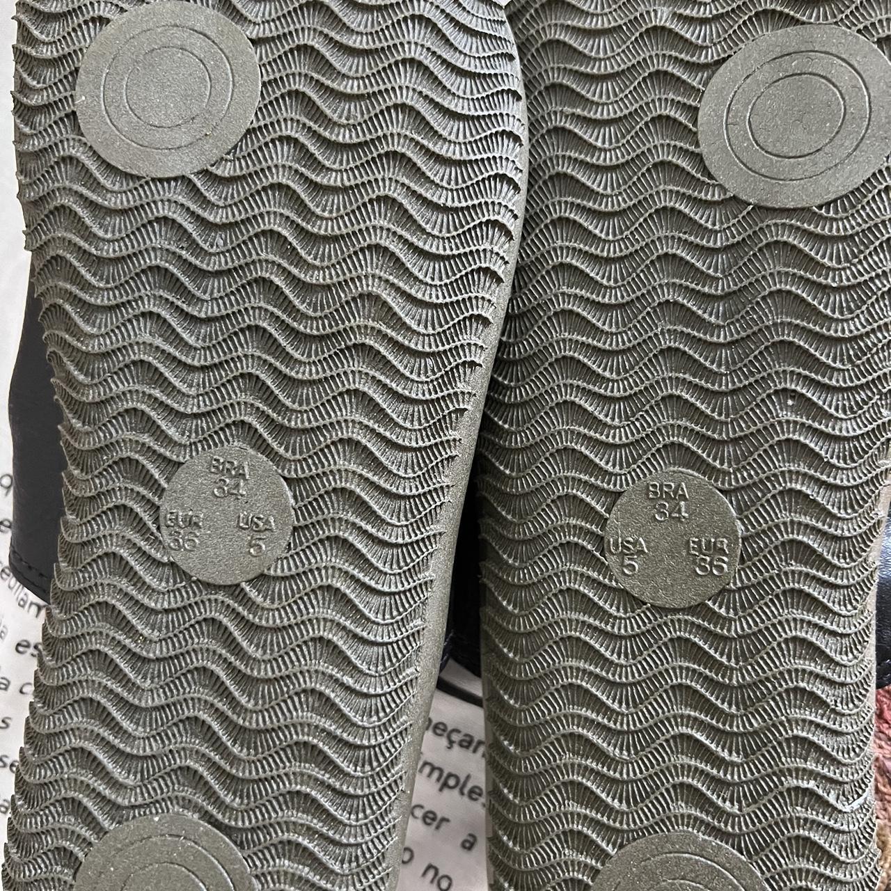 Outer brand Brazilian black leather slides. Brand... - Depop