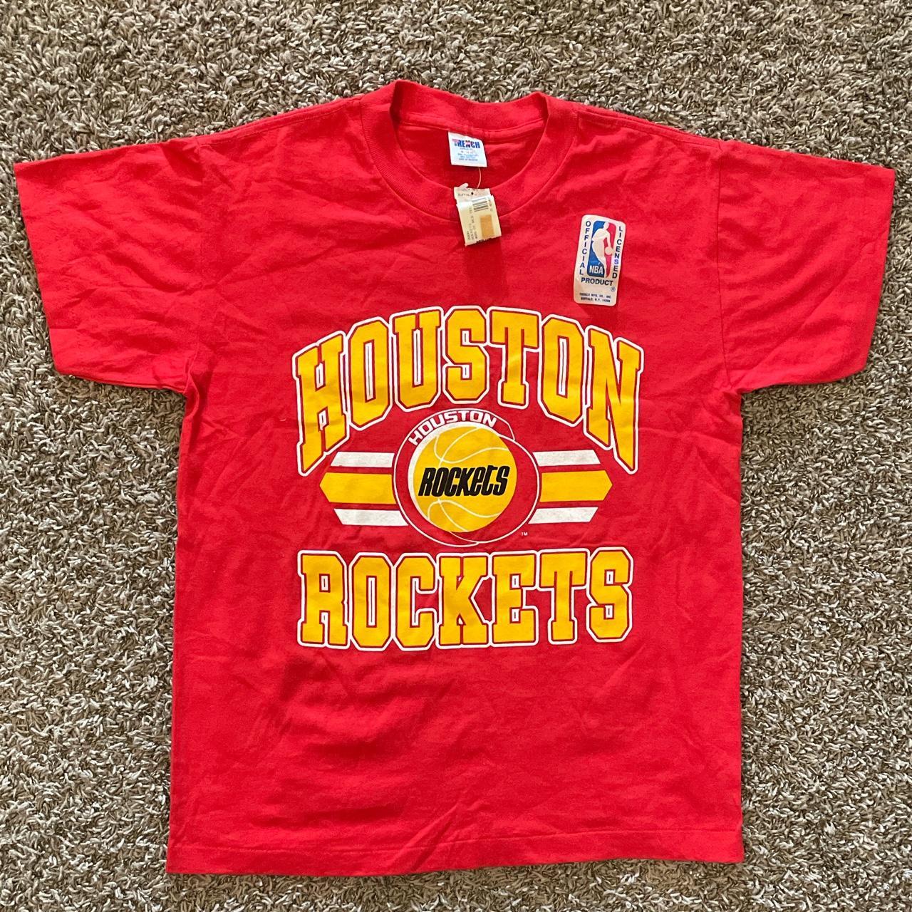 vintage 90’s single stitch houston rockets tee no... - Depop