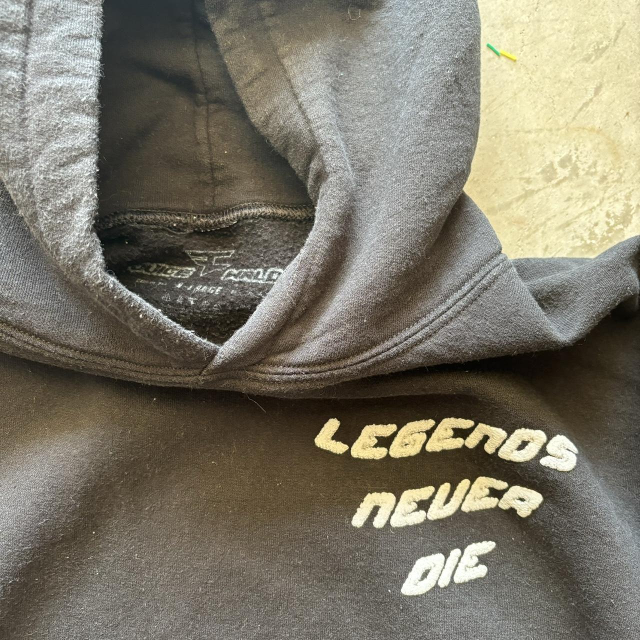 juice wrld X faze colab legends never die hoodie... | Depop