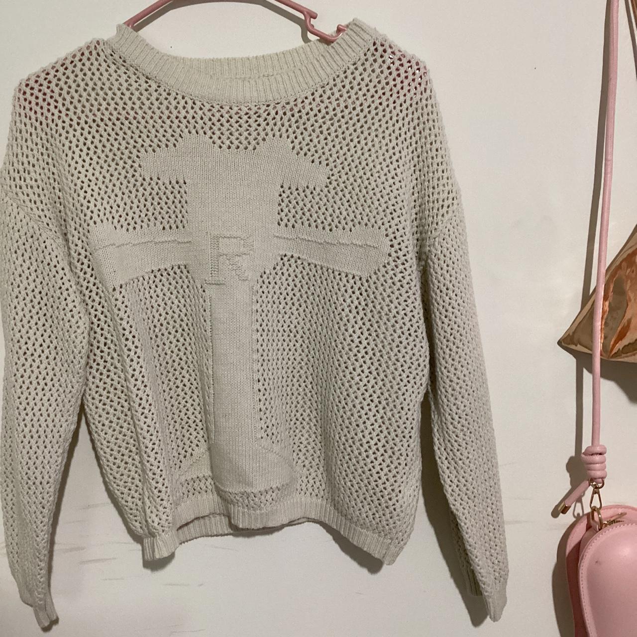 Nit cream colored sweater - Depop
