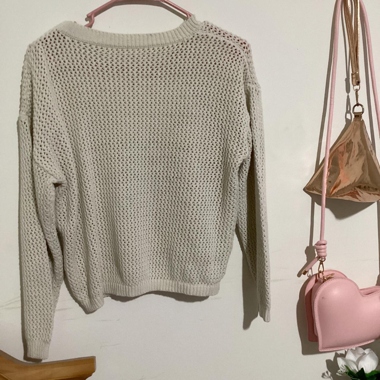 Nit cream colored sweater - Depop