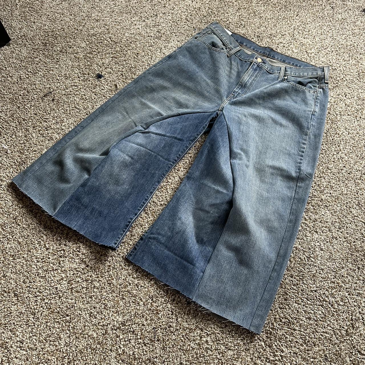Super ultra fat jnco style Levi’s jeans 36x30 /... - Depop