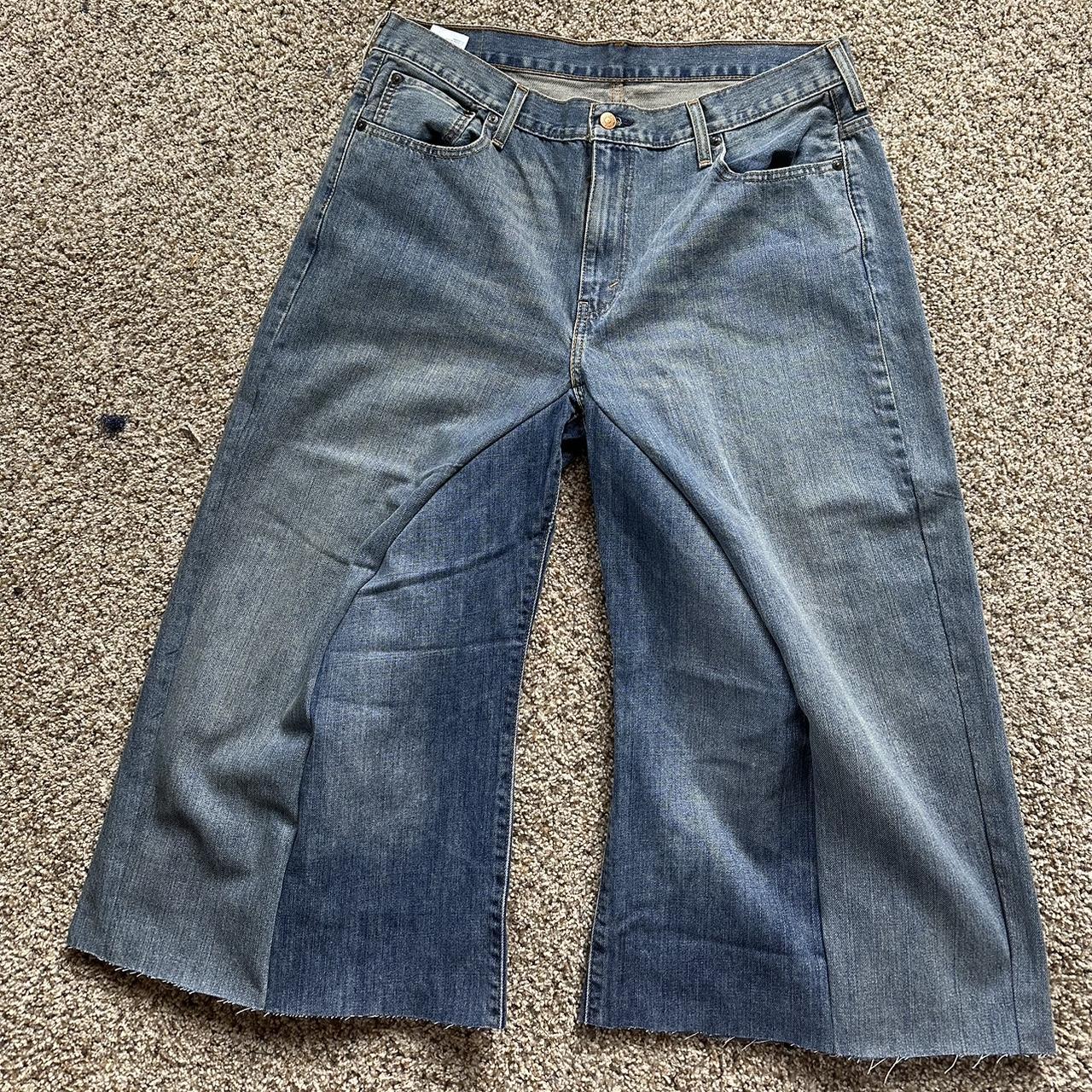 Super ultra fat jnco style Levi’s jeans 36x30 /... - Depop