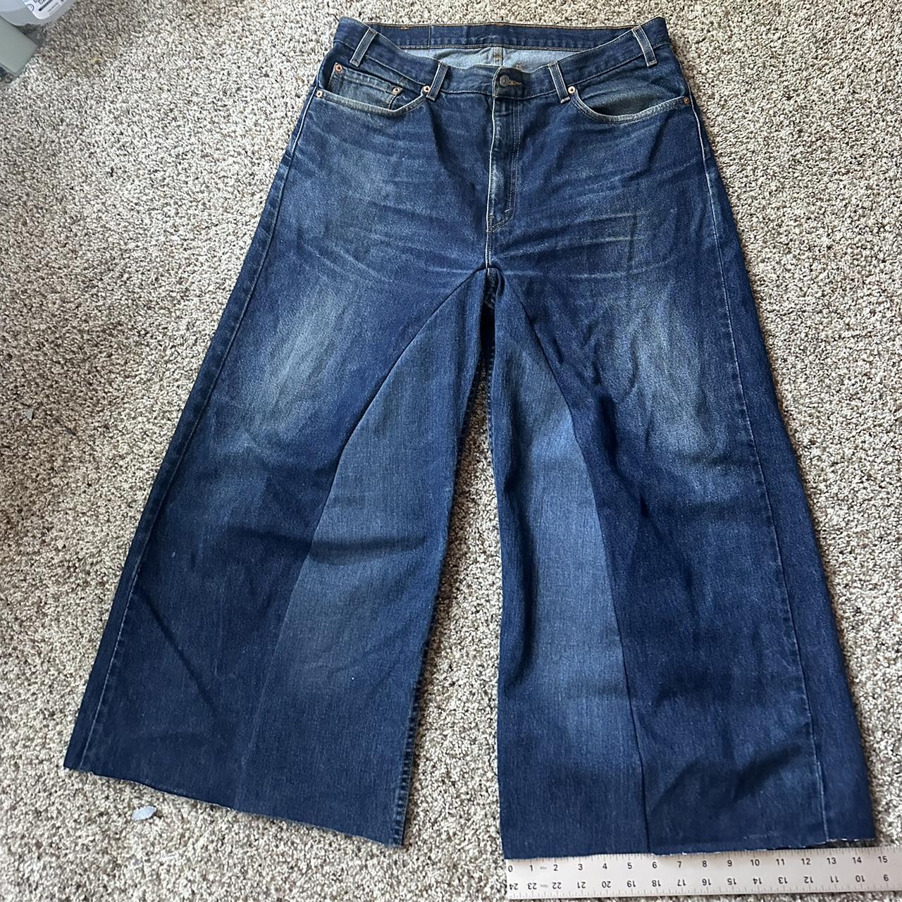Super ultra wide jnco style phat levis jeans 38/32... - Depop