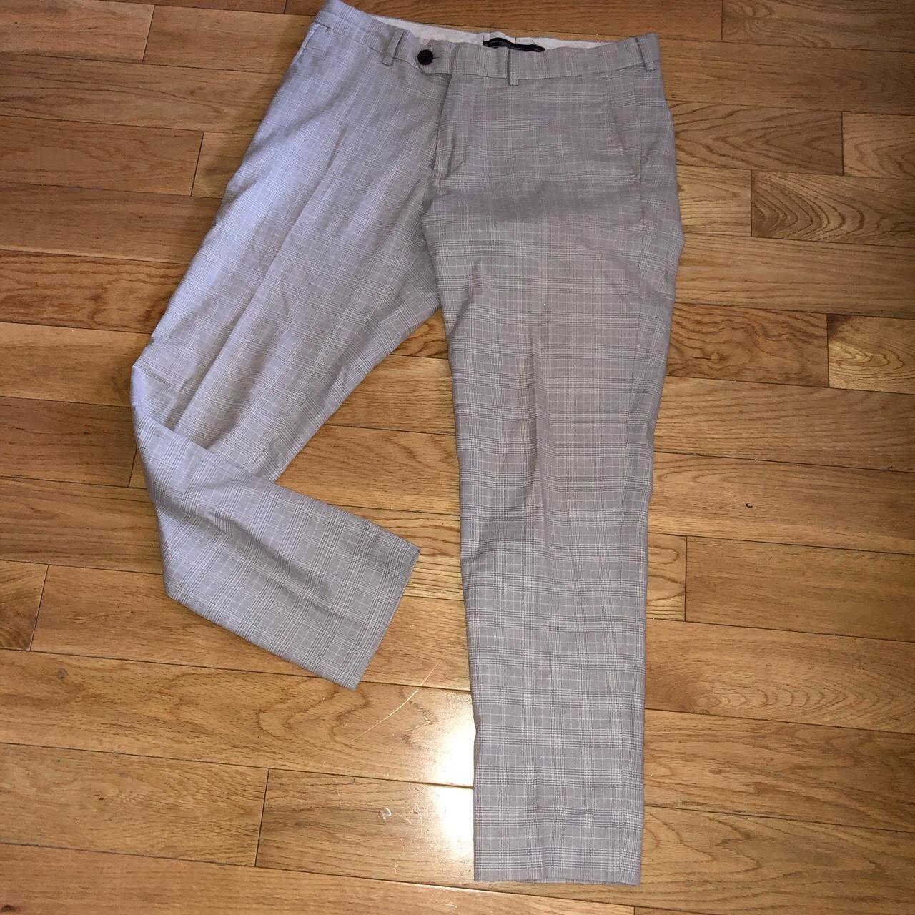 Scotch & Soda nice pants Gray scale plaid “Matt”... - Depop