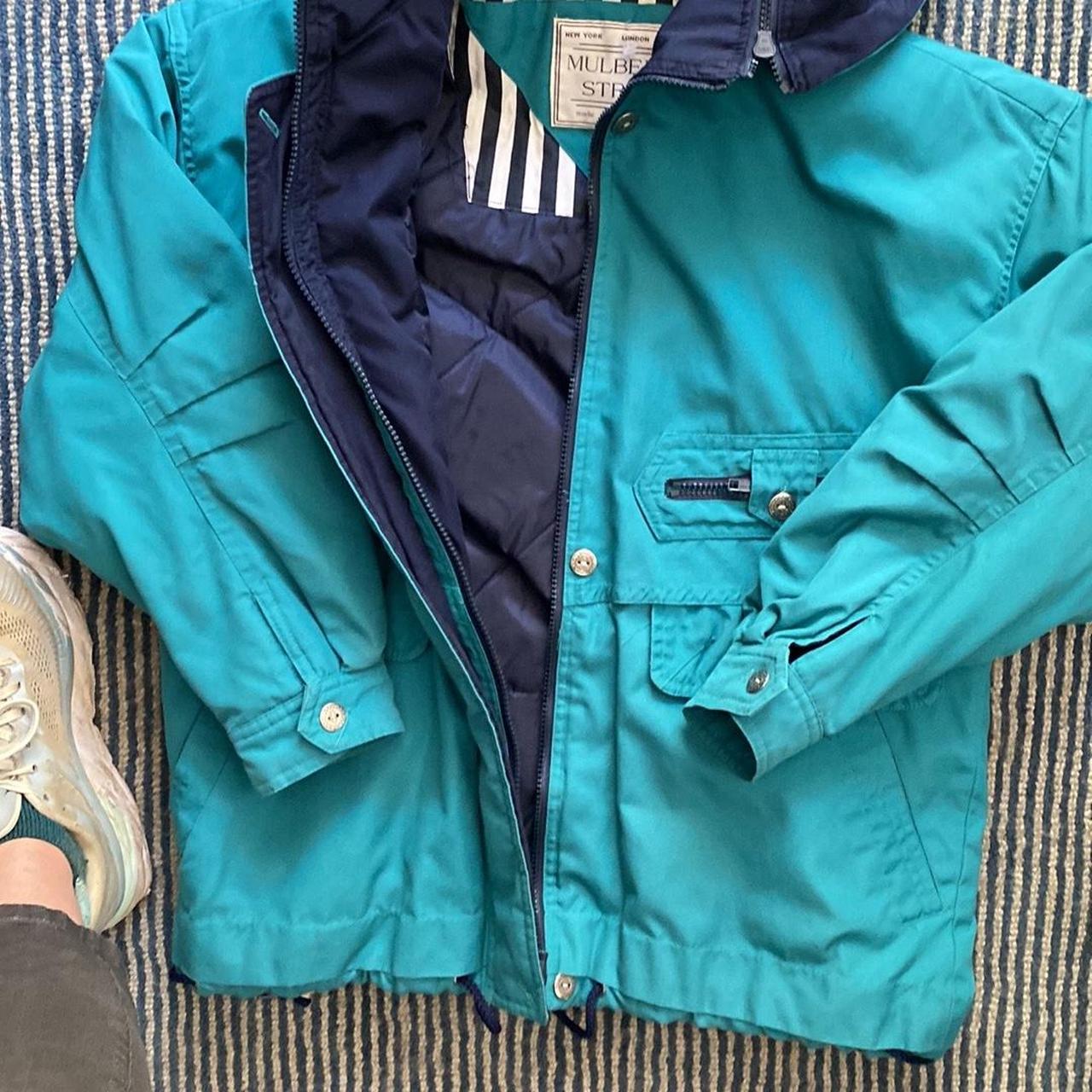 Mulberry Street Retro, Utility, Rain jacket - Depop