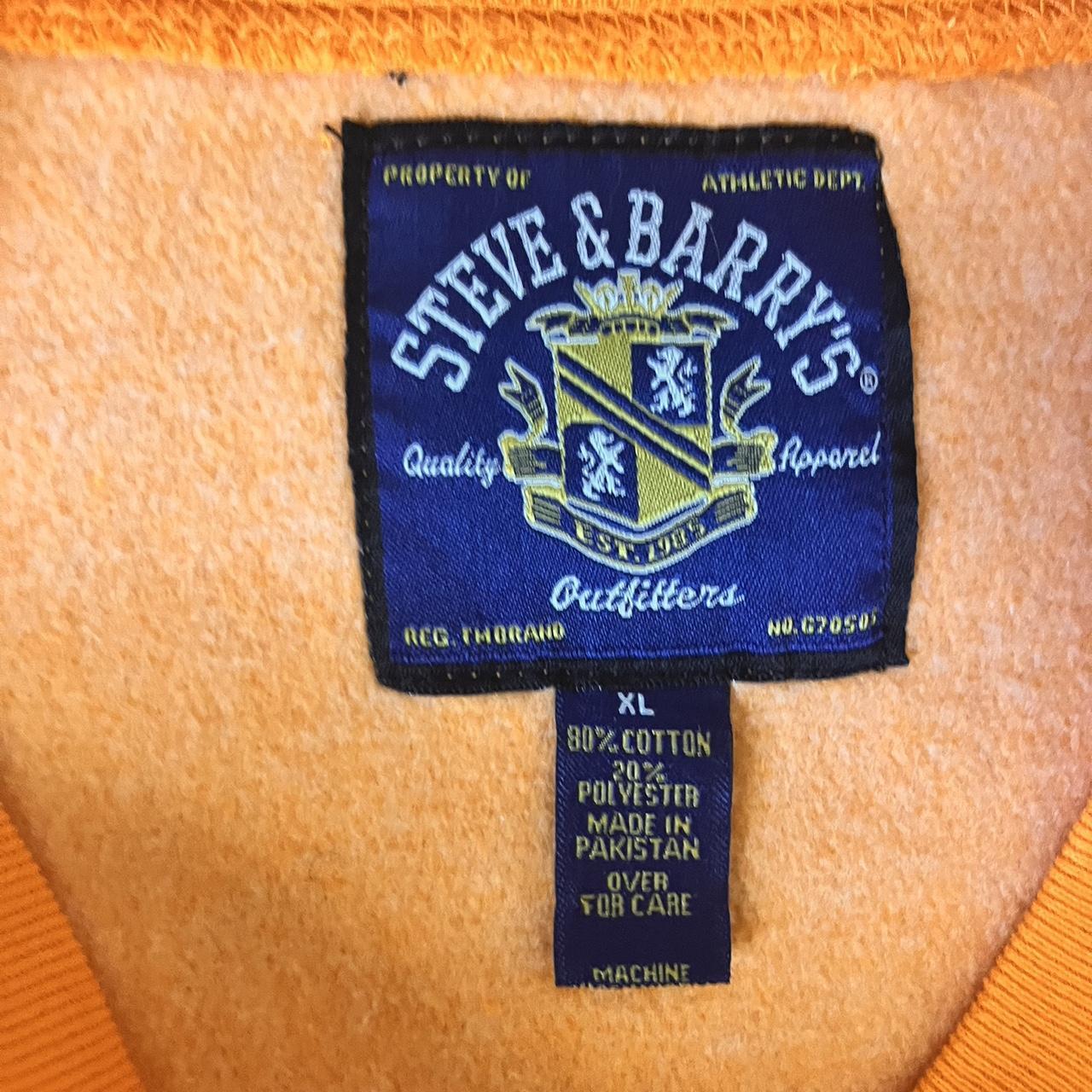 Steve & Barry's Men's Orange Sweatshirt | Depop