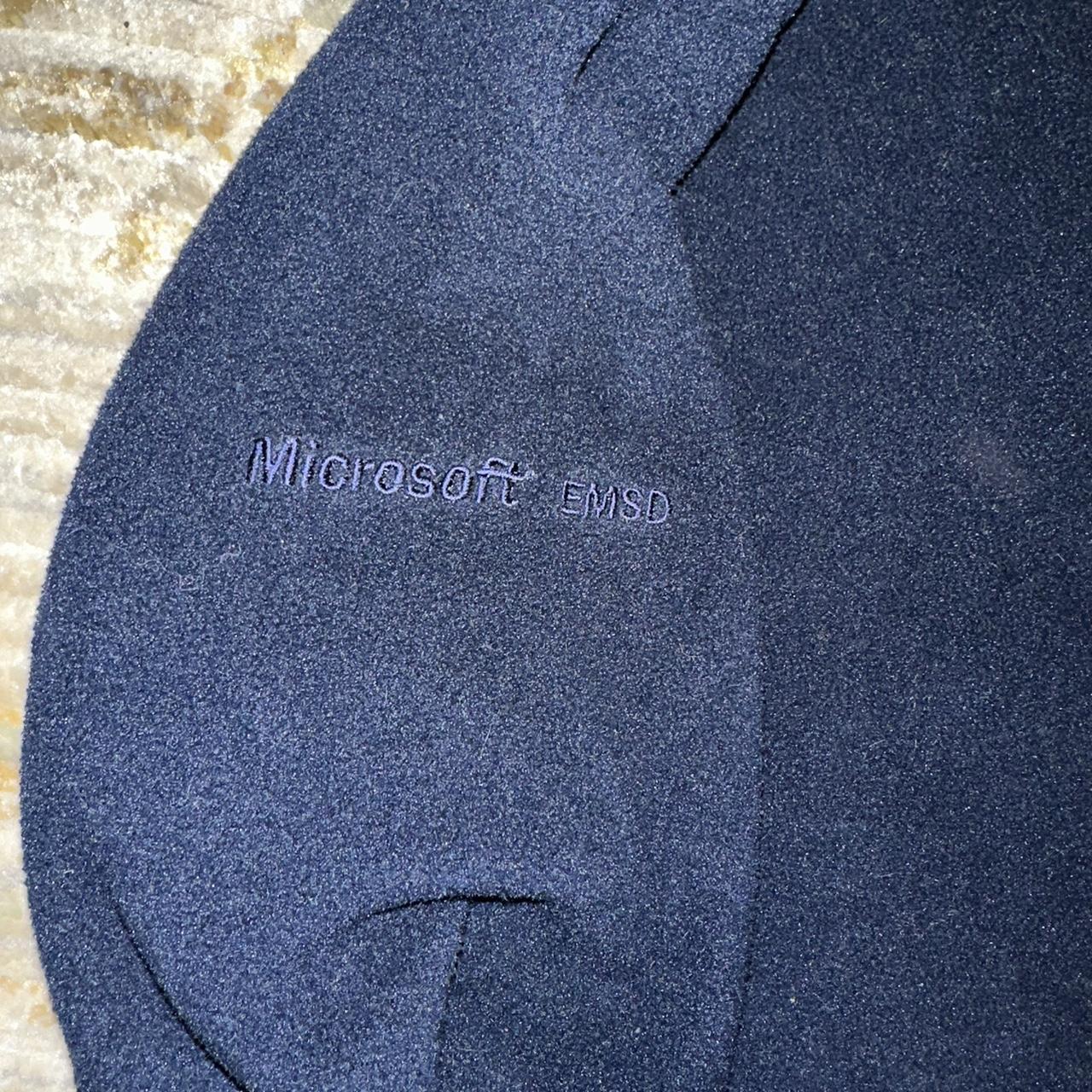 Microsoft Fleece Navy Vintage Style - Depop