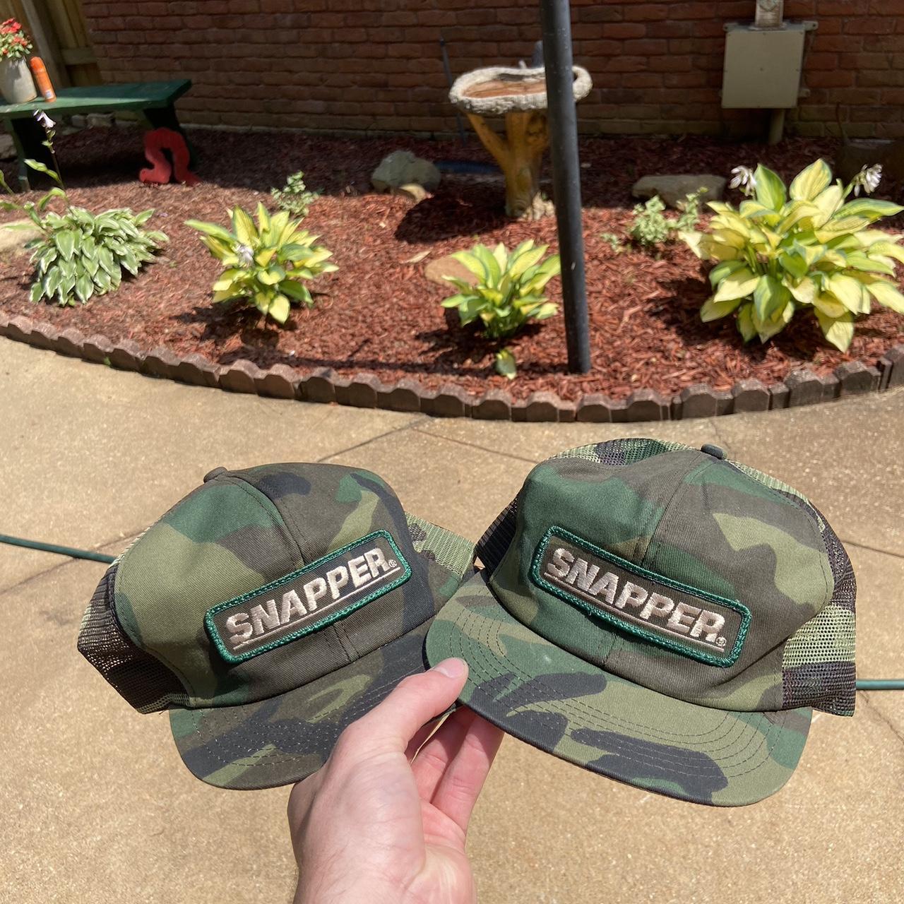 Vintage Camo Snapper Hats One Size Fits All #hat #... - Depop